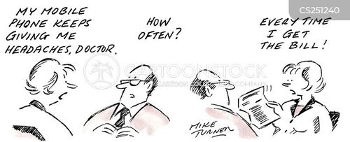 Cell Phone Bill Cartoons and Comics - funny pictures from CartoonStock