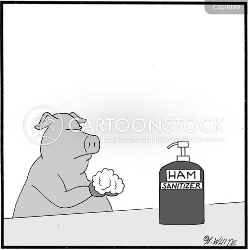 Cured Ham Cartoons and Comics - funny pictures from CartoonStock
