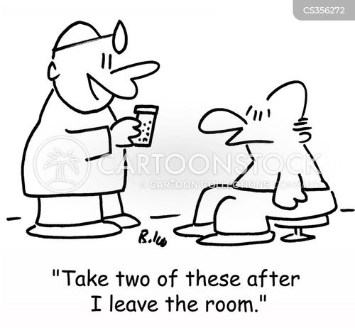 Taking Medication Cartoons and Comics - funny pictures from CartoonStock