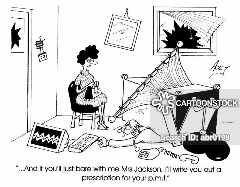 Premenstrual Tension Cartoons and Comics - funny pictures from CartoonStock