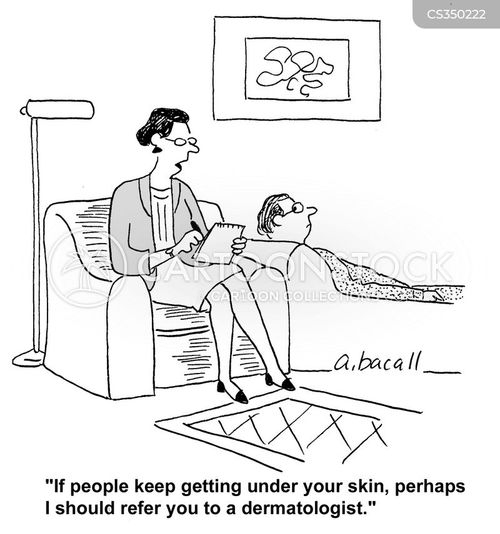 Under Your Skin Cartoons and Comics - funny pictures from CartoonStock