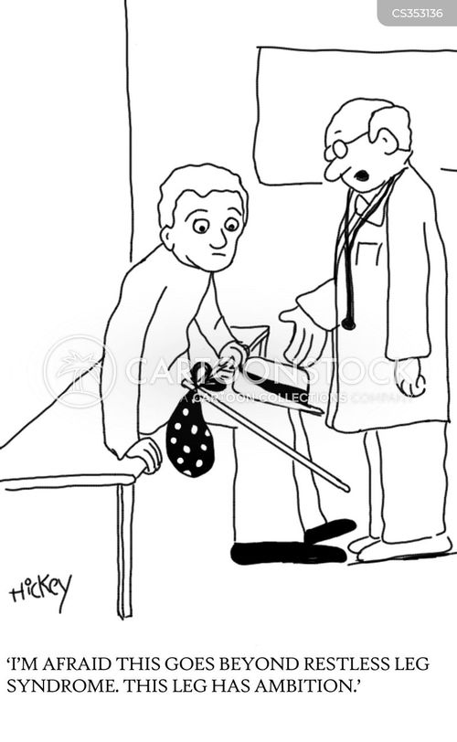 Restless Leg Cartoons and Comics - funny pictures from CartoonStock