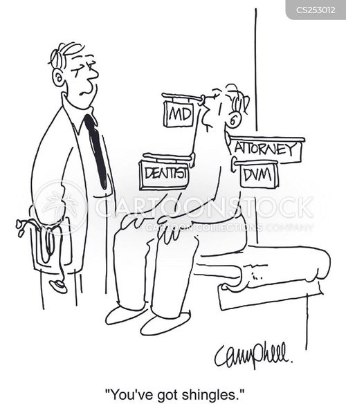 Shingles Cartoons and Comics - funny pictures from CartoonStock