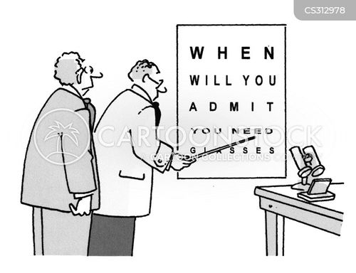Bad Eyesight Cartoons and Comics - funny pictures from CartoonStock