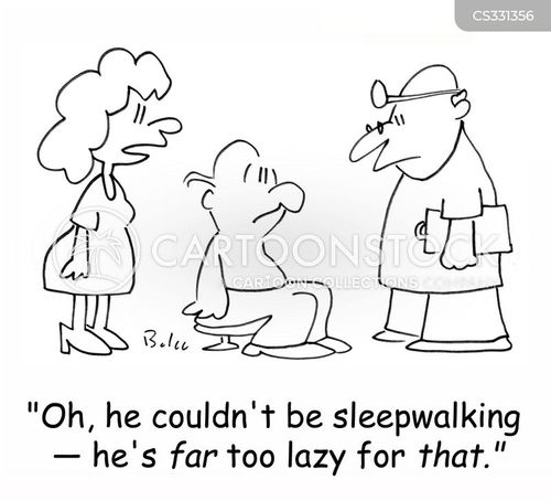 Sleepwalking Cartoons and Comics - funny pictures from CartoonStock