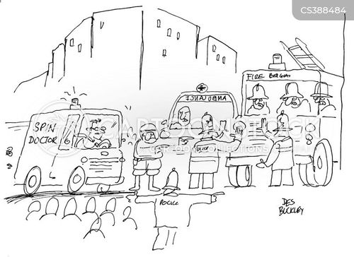 Emergency Vehicle Cartoons and Comics - funny pictures from CartoonStock