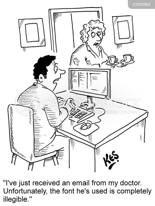 Legibility Cartoons and Comics - funny pictures from CartoonStock