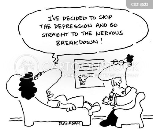 Nervous Breakdowns Cartoons and Comics - funny pictures from CartoonStock