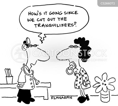 Tranquilliser Cartoons and Comics - funny pictures from CartoonStock