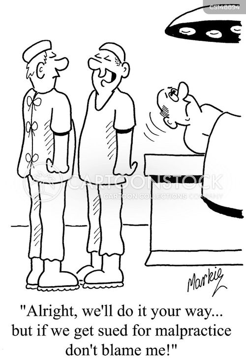 Sued For Malpractice Cartoons and Comics - funny pictures from CartoonStock