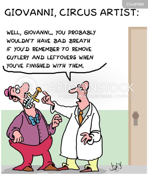 Sword Swallower Cartoons and Comics - funny pictures from CartoonStock