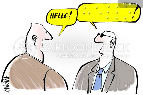Braille Cartoons and Comics - funny pictures from CartoonStock