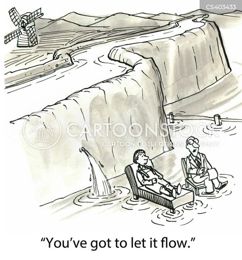 Stemming The Flow Cartoons and Comics - funny pictures from CartoonStock