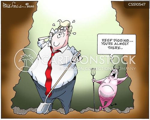 Digging Cartoons and Comics - funny pictures from CartoonStock