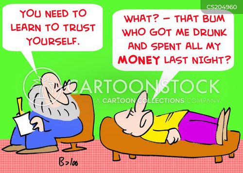 Trusting Yourself Cartoons and Comics - funny pictures from CartoonStock
