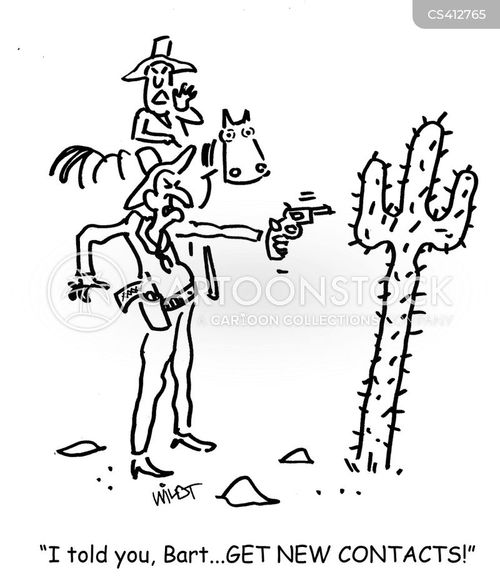 Contact Lens Cartoons and Comics - funny pictures from CartoonStock