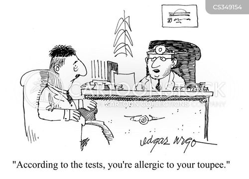 Allergy Tests Cartoons and Comics - funny pictures from CartoonStock