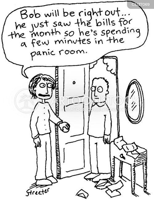 Panic Room Cartoons and Comics - funny pictures from CartoonStock