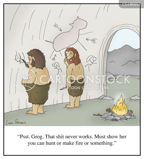 Cave Person Cartoons and Comics - funny pictures from CartoonStock