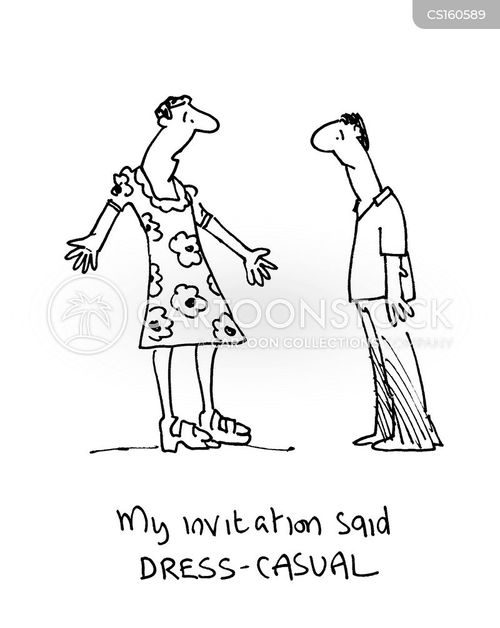 Dress Casual Cartoons and Comics - funny pictures from CartoonStock