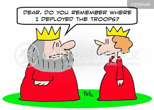 Deployed Troops Cartoons and Comics - funny pictures from CartoonStock