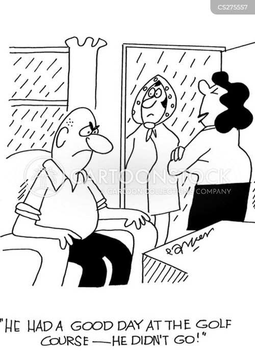 Golf Fashion Cartoons and Comics - funny pictures from CartoonStock