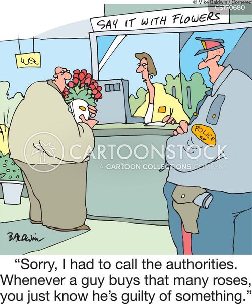 Say It With Flowers Cartoons and Comics - funny pictures from CartoonStock