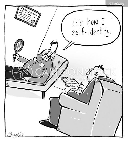 Self-identity Cartoons and Comics - funny pictures from CartoonStock