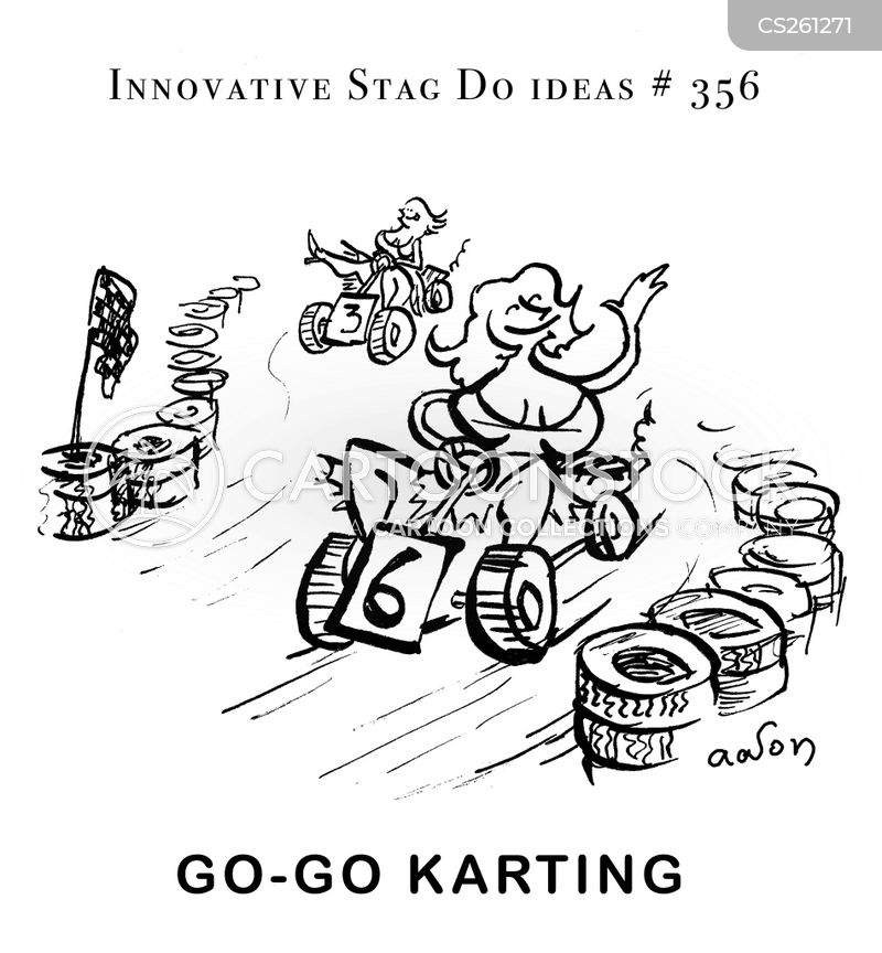 Karting Cartoons and Comics - funny pictures from CartoonStock