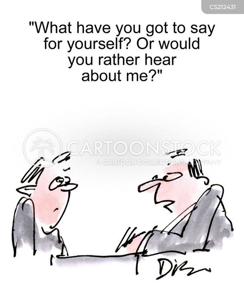 All About Me Cartoons and Comics - funny pictures from CartoonStock