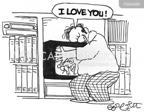 Telly Addict Cartoons and Comics - funny pictures from CartoonStock