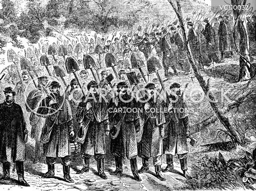 Union Soldiers Cartoons and Comics - funny pictures from CartoonStock