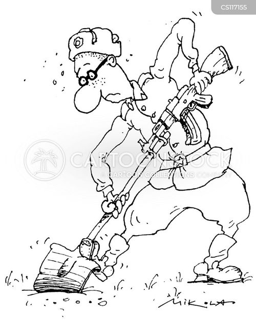 Digging The Garden Cartoons and Comics - funny pictures from CartoonStock