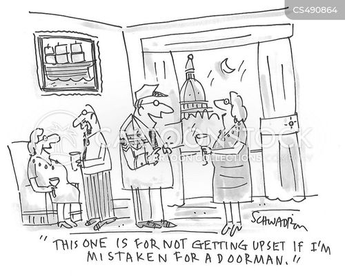 Doorman Cartoons and Comics - funny pictures from CartoonStock