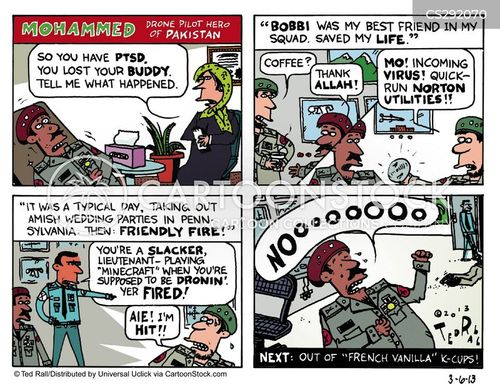 Ptsd Cartoons and Comics - funny pictures from CartoonStock