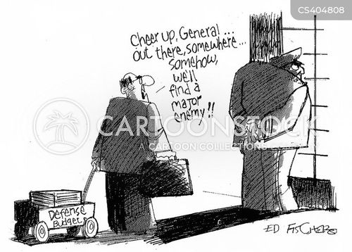 Enemy Forces Cartoons and Comics - funny pictures from CartoonStock