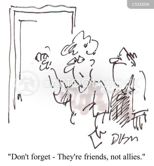 Common Enemies Cartoons and Comics - funny pictures from CartoonStock