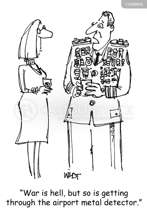 Decorated Soldier Cartoons and Comics - funny pictures from CartoonStock