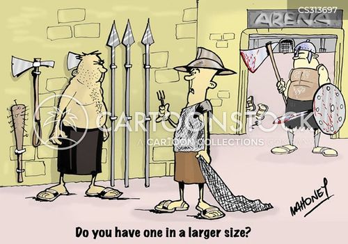 Gladiatorial Cartoons and Comics - funny pictures from CartoonStock