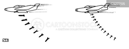 Bombing Plane Cartoons and Comics - funny pictures from CartoonStock