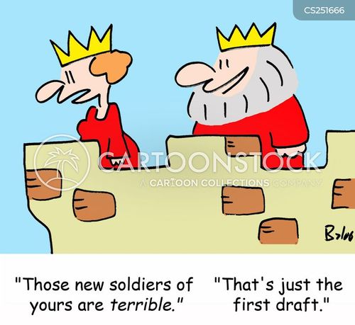 First Draft Cartoons and Comics - funny pictures from CartoonStock