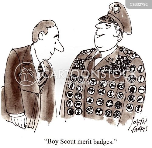 Badge Of Honour Cartoons and Comics - funny pictures from CartoonStock