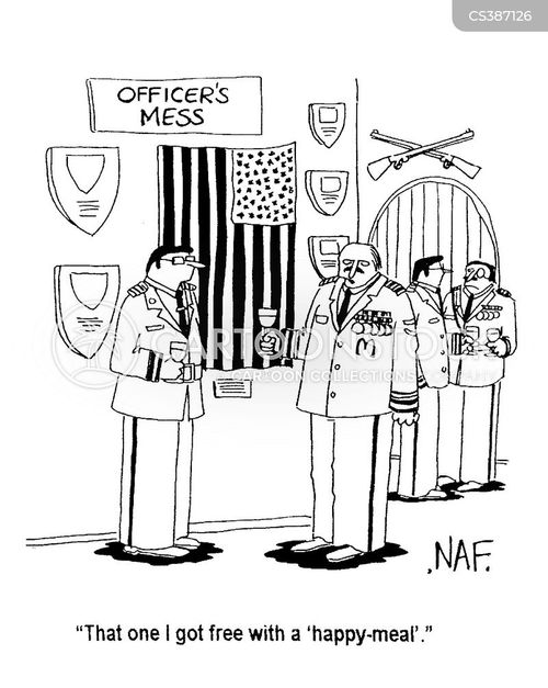 Officers Mess Cartoons and Comics - funny pictures from CartoonStock