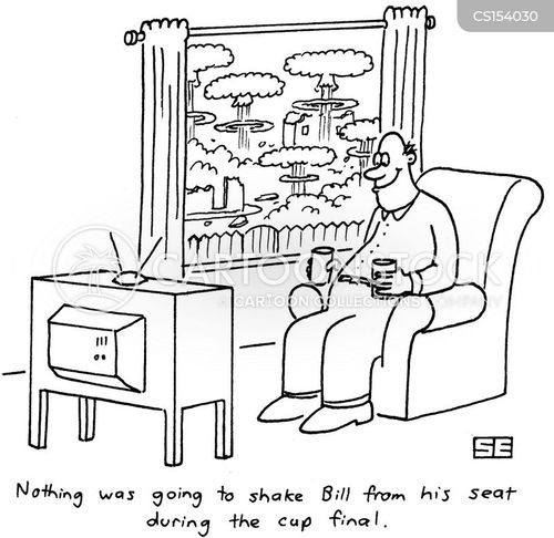 Cup Final Cartoons and Comics - funny pictures from CartoonStock