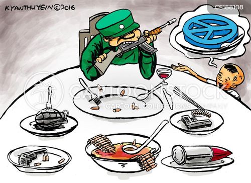 World Peace Cartoons and Comics - funny pictures from CartoonStock