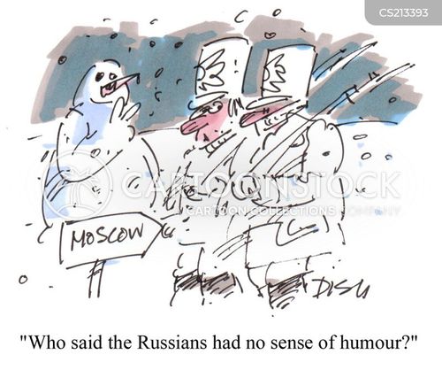 Russian Stereotype Cartoon