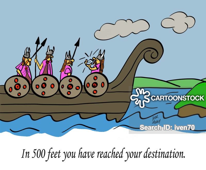 Viking Longship Cartoons and Comics - funny pictures from CartoonStock
