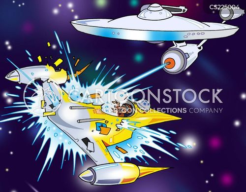 Cartoon Spaceship