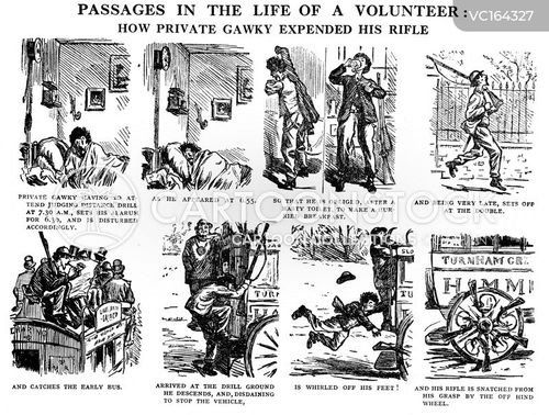 Volunteer Regiment Cartoons and Comics - funny pictures from CartoonStock