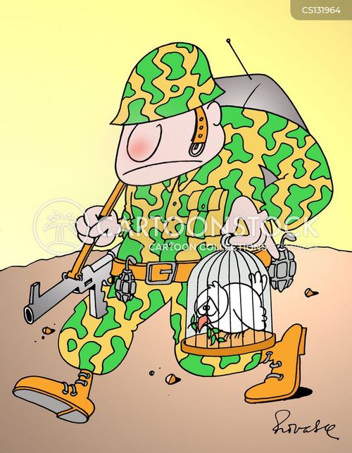 War Cartoons and Comics - funny pictures from CartoonStock